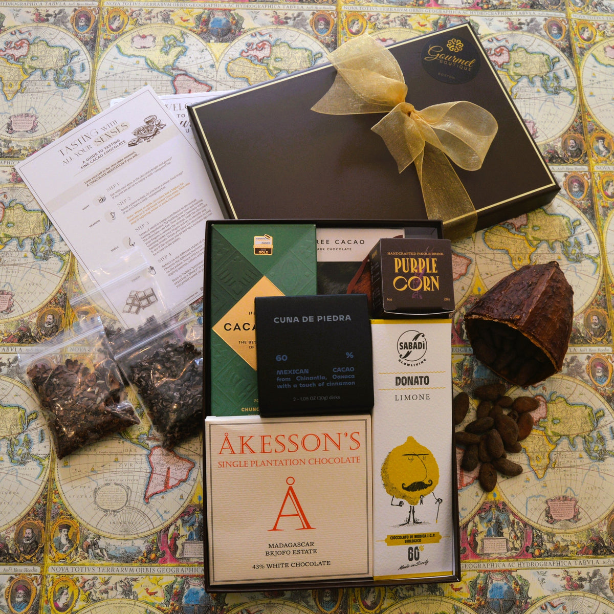 Bean to Bar Tasting Collection (6 Bars | Self Guided Tasting Guide ...