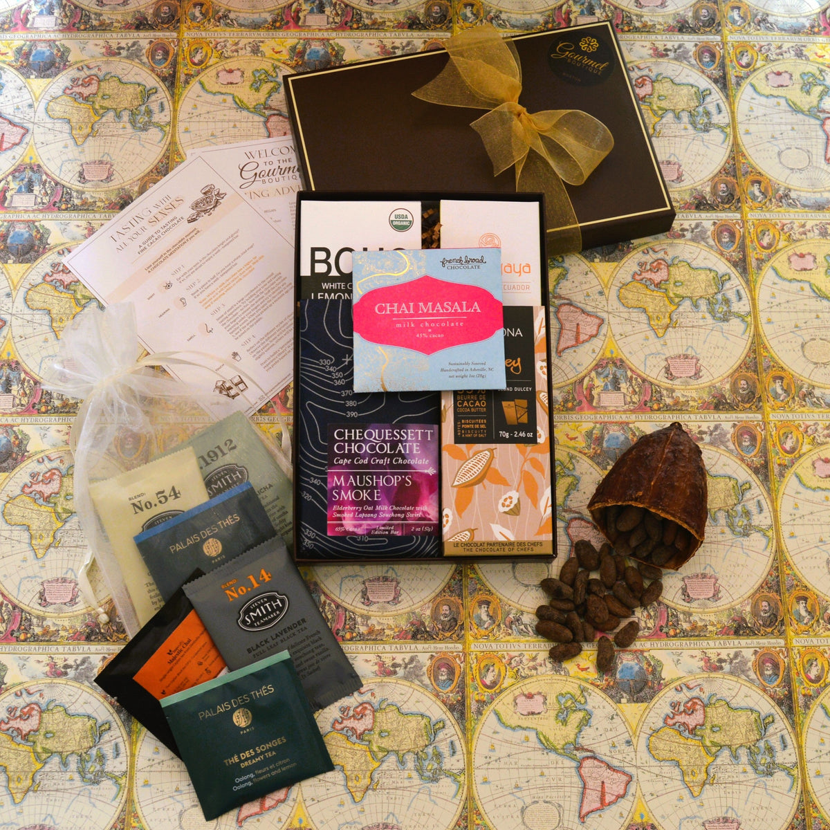 Tea and Chocolate Pairing Collection (5 Bars | 6 Teas | Self Guided ...